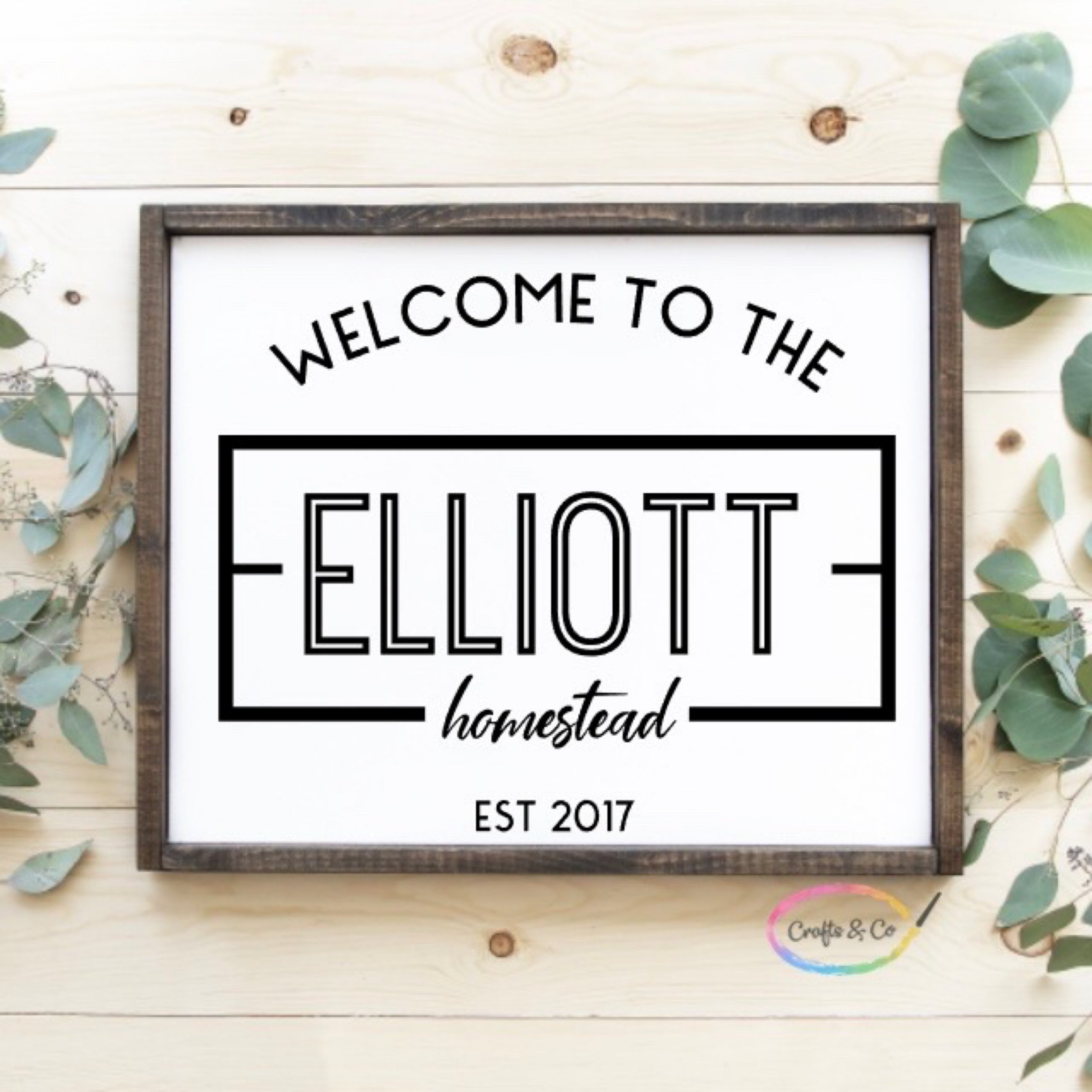 2107 - Personalized Homestead | Crafts & Co